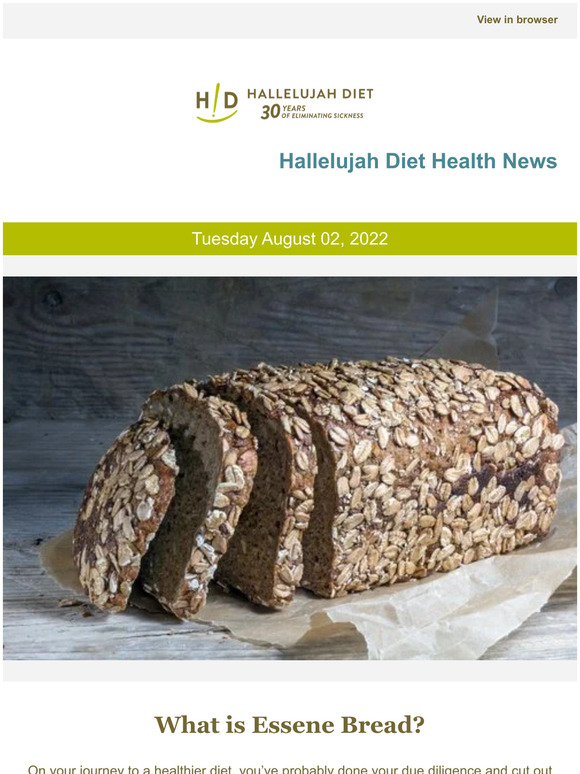 Hallelujah Acres: What is Essene Bread? | Milled