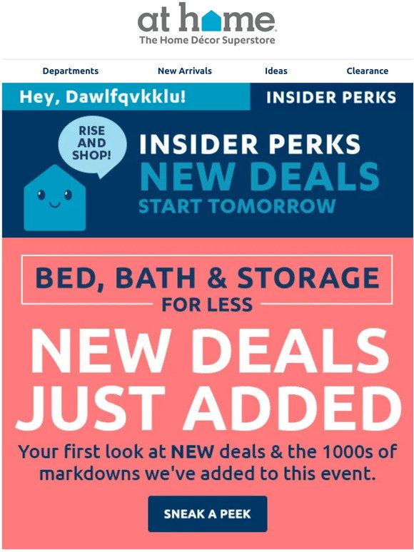 At Home: Insider Perks sneak peek: An exclusive first look at tomorrow ...