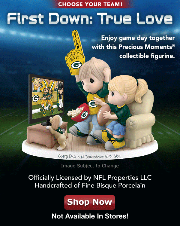 The Hamilton Collection: Precious Moments NFL Figurine: Choose Your ...