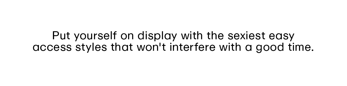 yandy: Open for Business 😛 Crotchless, Open Cup, and Robes... Oh my ...