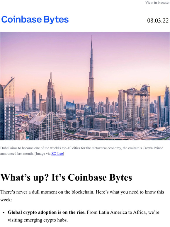 Coinbase: The countries leaning in to crypto | Milled