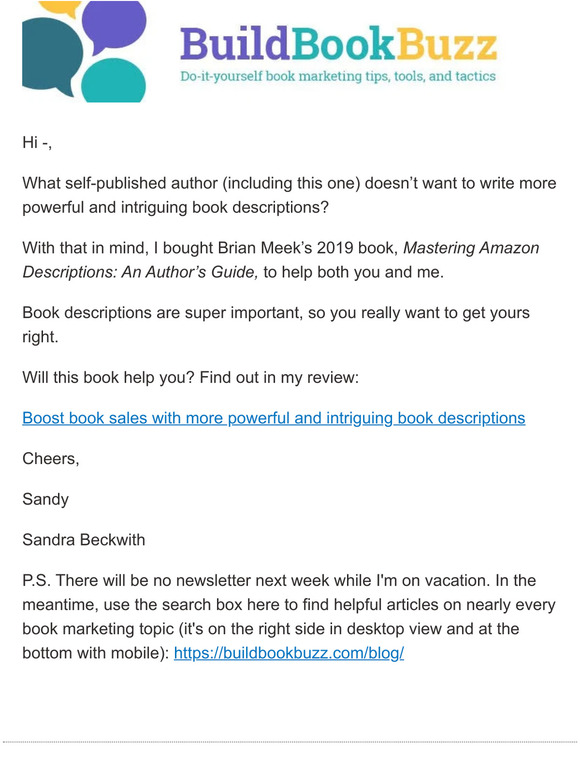 Build Book Buzz Book Publicity Forms And Templates: [Build Book Buzz ...