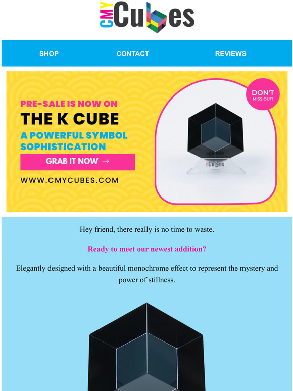 CMY Cubes: Meet the K Cube! 🖤 | Milled