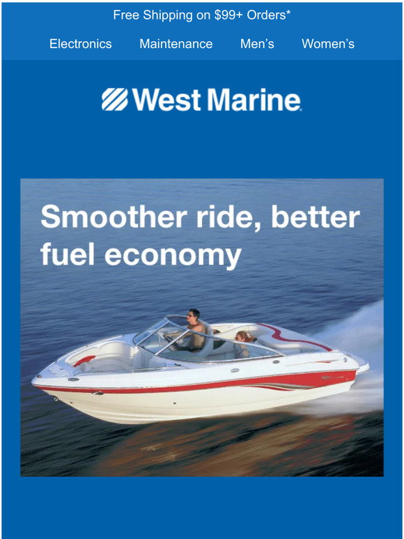 West Marine: Less Drag, Less Fuel Used | Milled