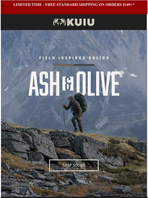 KUIU: Ash & Olive: Versatility For Demanding Hunts | Milled