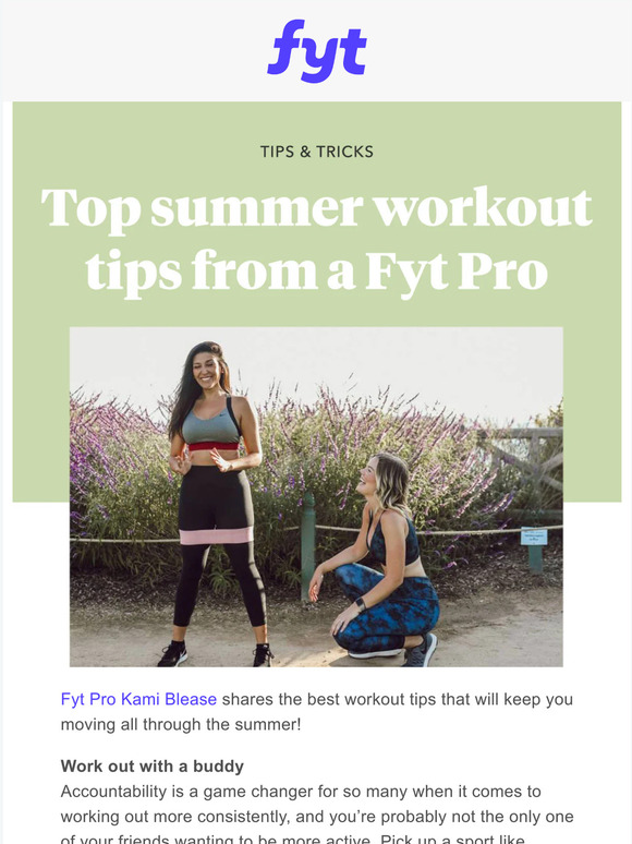 Find Your Trainer: Fun in the Sun: Top Summer Workout Tips ☀️ | Milled