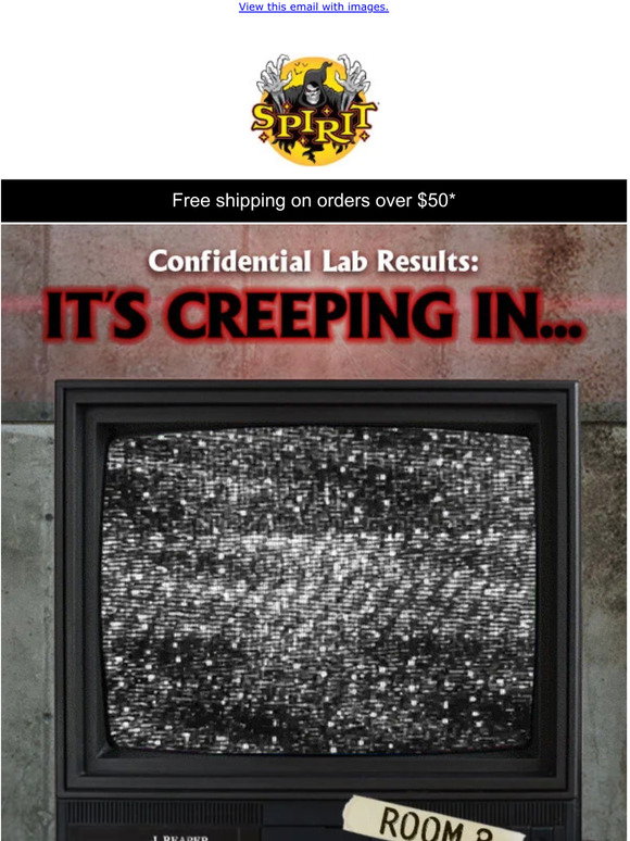 Spirit Halloween: ☢️ NOW AVAILABLE: Deadly Creeper | Milled