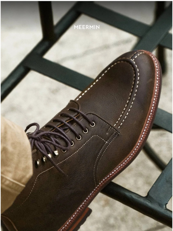 Meermin Shoes: All new: C F Stead Waxy Kudu NSTs | Milled