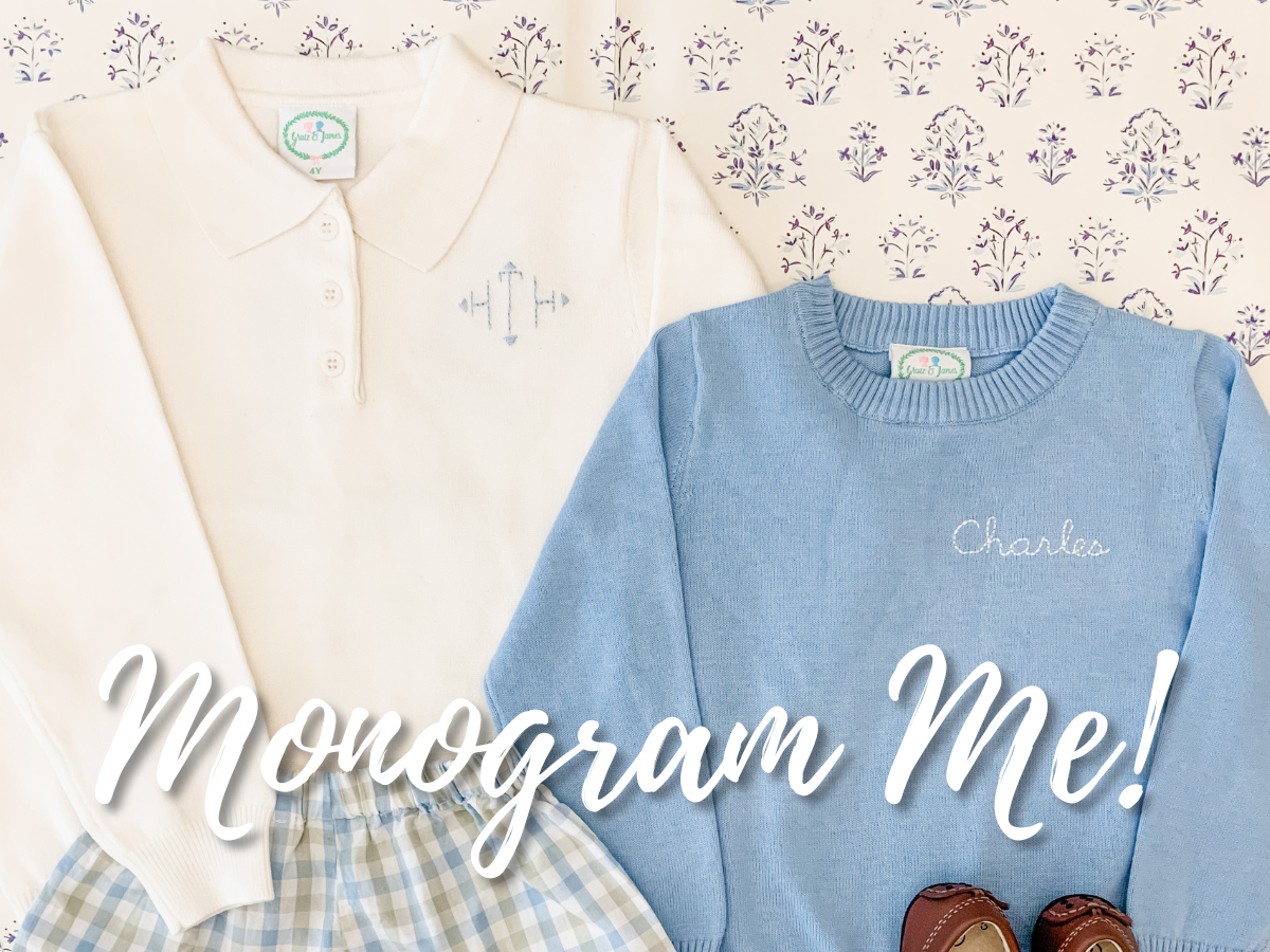 Grace and James Kids, LLC: Monogram Me! 💗 Customize your favorite ...
