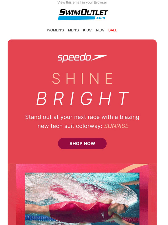 Swim Outlet: NEW DROP ☀️ Speedo Sunrise! | Milled