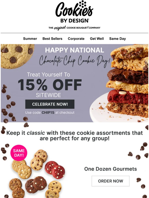 Cookies by Design: Did you know? It's National Chocolate Chip Cookie ...