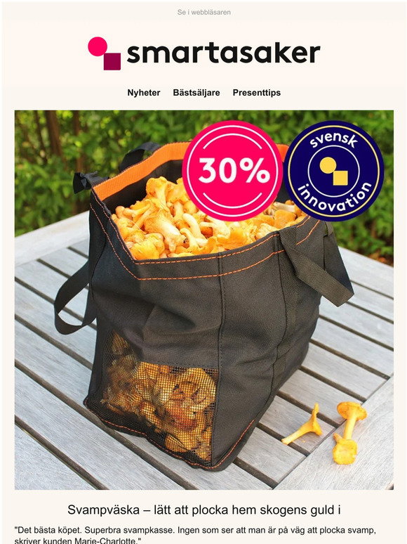 SmartaSaker: 30% på svampväskan! | Milled