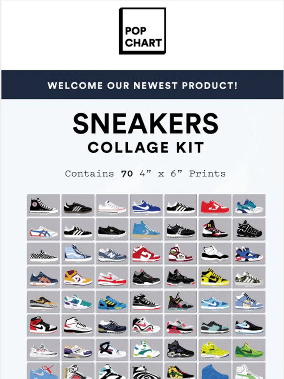 Pop Chart Lab: STEP UP Your Wall Decor w/ Our New Collage Kit | Milled