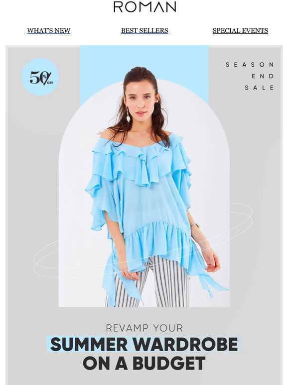 Roman: Summer wardrobe inspiration from Roman | Milled