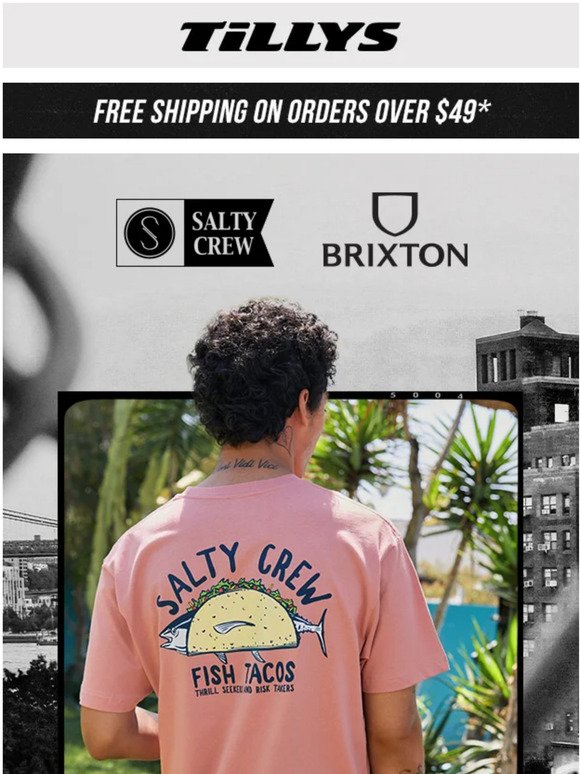 Tilly's: 🐠 Just In! Salty Crew, Dickies & Converse | Milled