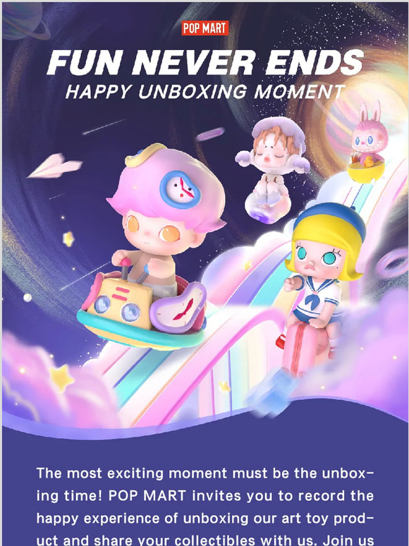 POP MART: FUN NEVER ENDS🥳: Exciting UNBOXING Moment! | Milled