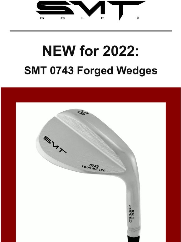 SMT Golf: New for 2022 | The SMT 0743 Forged Wedge | Milled