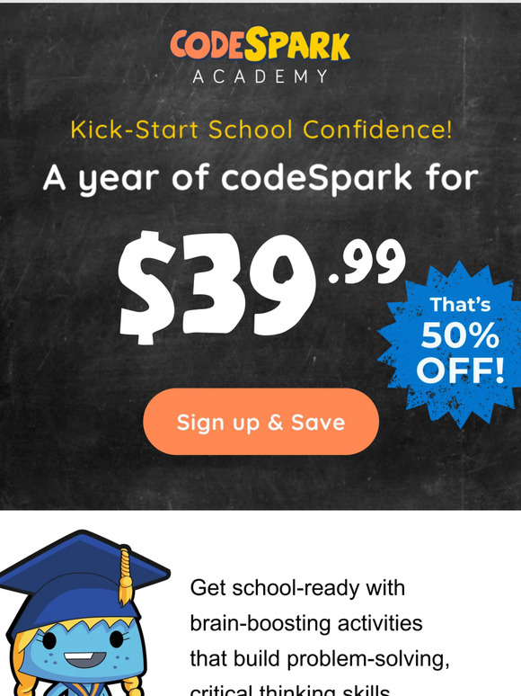 CodeSpark: Kick-Start School Confidence! | Milled