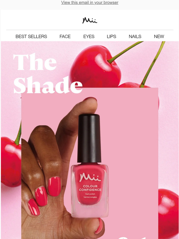 Mii Cosmetics: Meet our Shade of the Month 💅🍒 | Milled