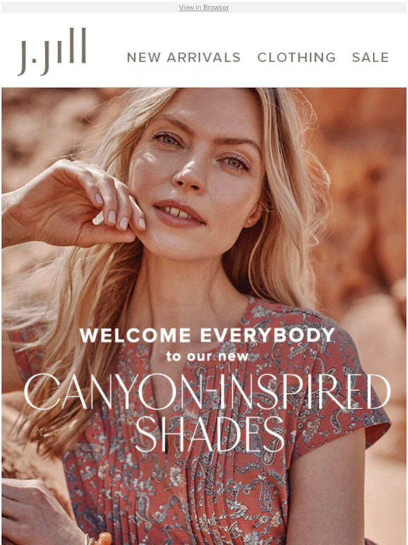 J.Jill: Canyon-inspired shades of pink. | Milled