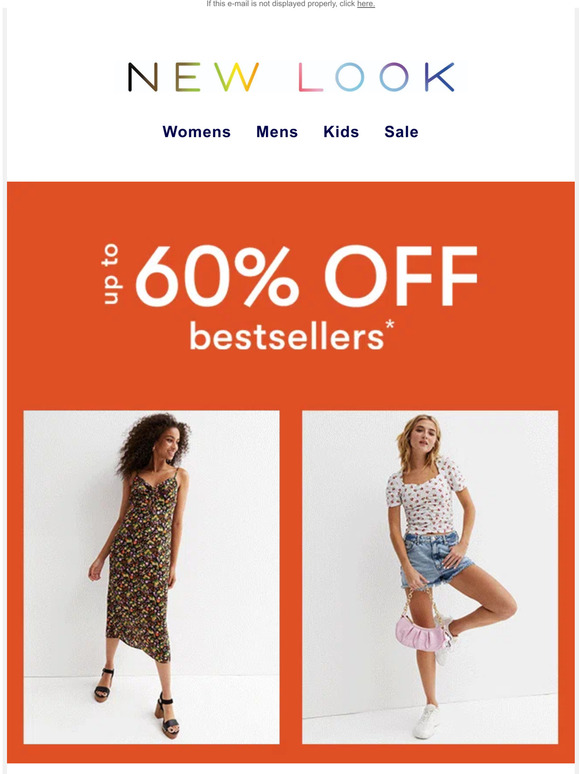 New Look Email Newsletters: Shop Sales, Discounts, and Coupon Codes
