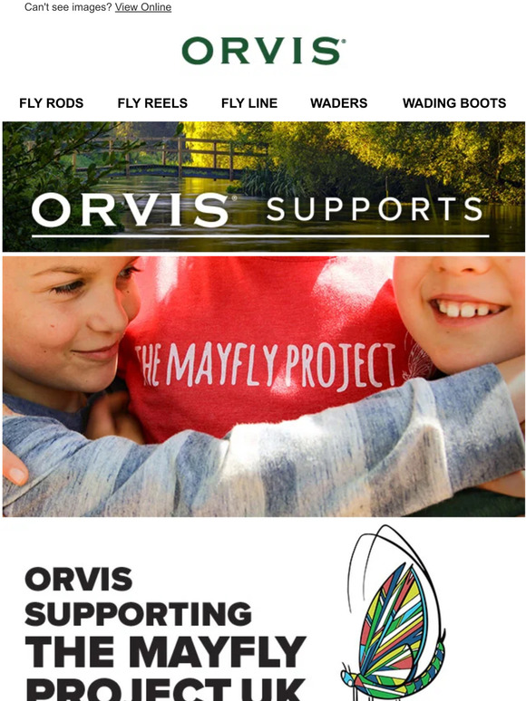 Orvis: Orvis Supports… The Mayfly Project UK | Milled