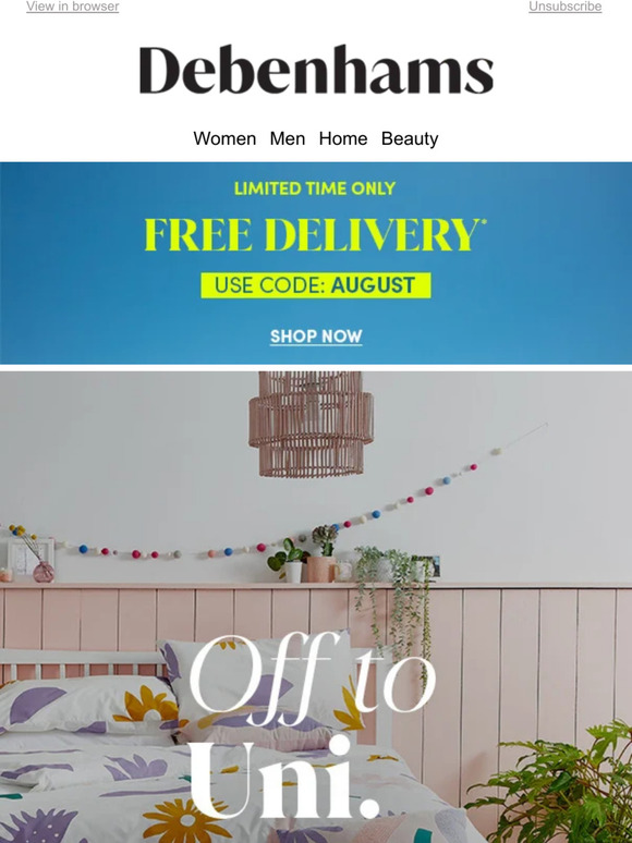 Debenhams: The uni essentials checklist | Milled