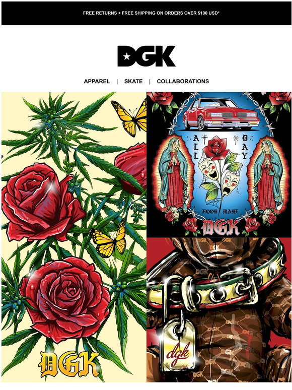 DGK: FIRST LOOK // August Drop | Milled