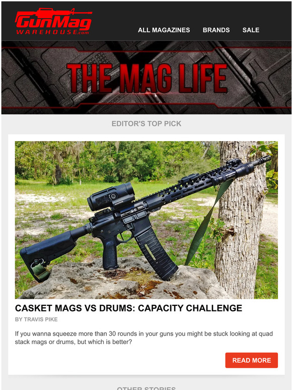 GunMag Warehouse: That Quad Stack "Casket Mag": She's THICC! | Milled