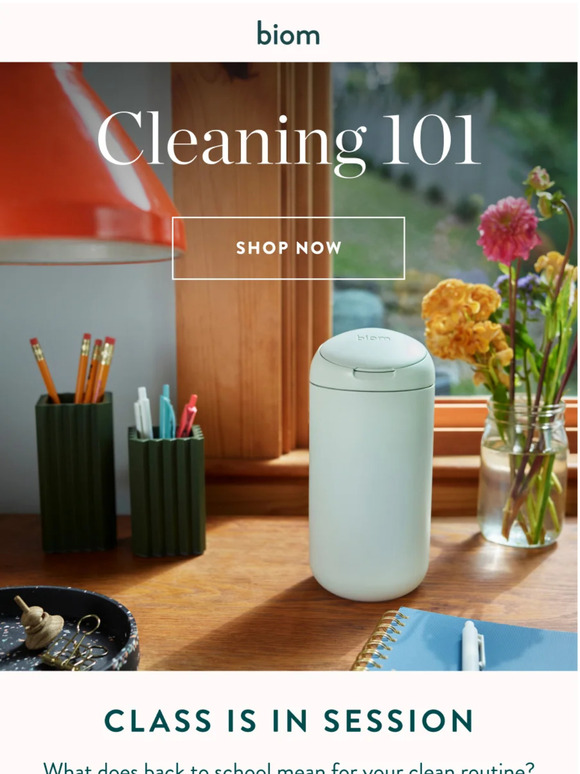Biom: Cleaning 101: Your cheat sheet is here | Milled