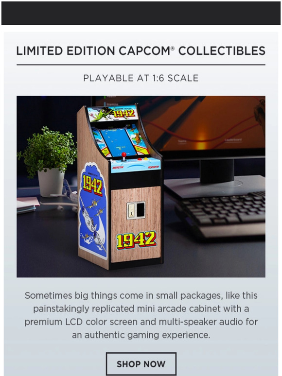 Touch of Modern: 🤯 Capcom® Arcade Cabinets that Fit in The Palm of Your ...