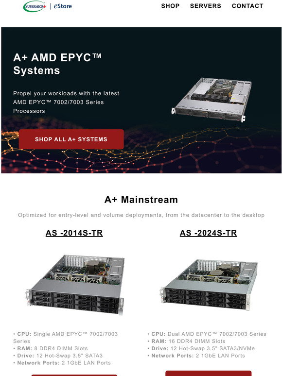 Supermicro: A+ AMD EPYC™ Systems Now Available | Milled