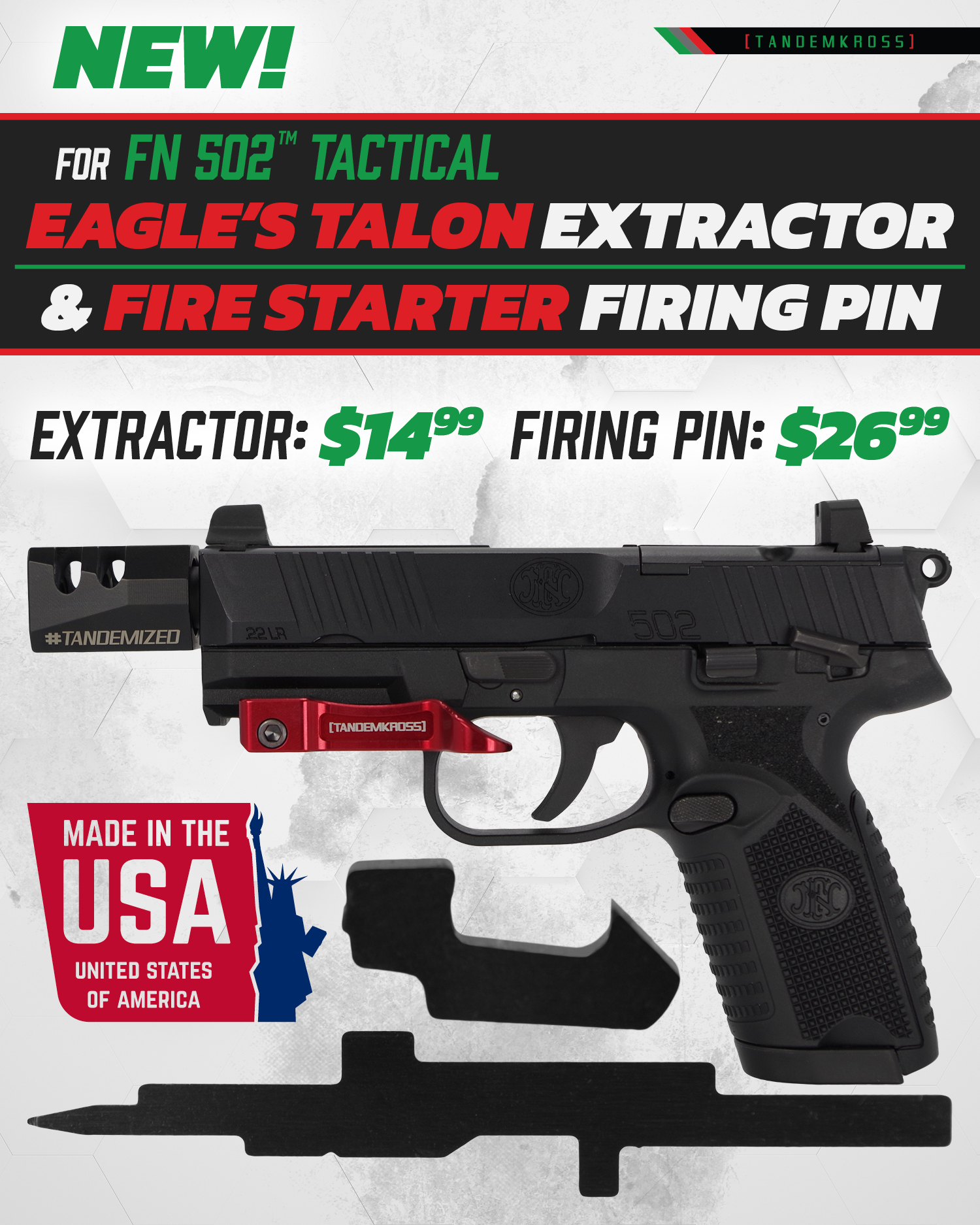 Tandemkross: 🤩 NEW Parts for FN 502 Tactical! | Milled