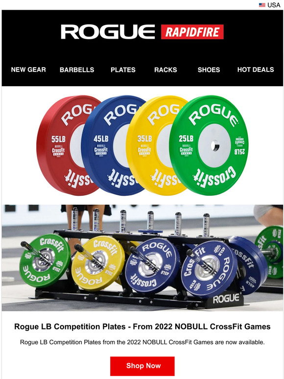 Rogue Fitness: Just Launched: Rogue LB Competition Plates From 2022 ...