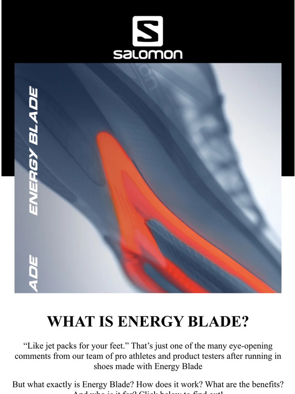 Salomon: Energy Blade: Helping you push or find your pace | Milled