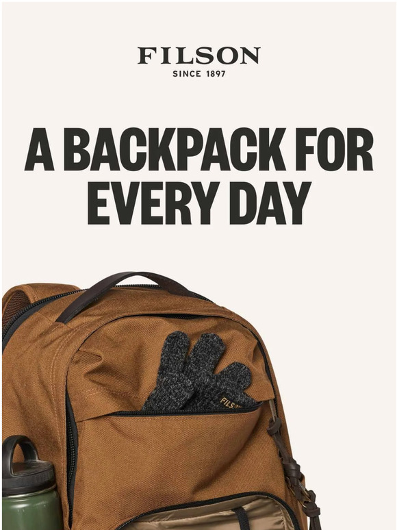 Filson: A Backpack For Every Day | Milled