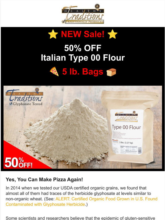 Tropical Traditions: 50% OFF 5 lbs. Italian Flour - Gallons Palm ...
