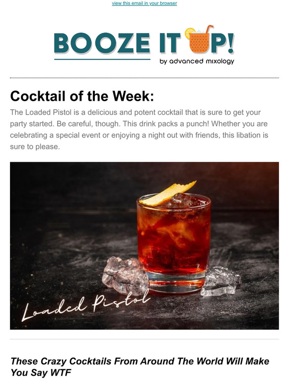 Advanced Mixology: Loaded Pistol Recipe | Milled