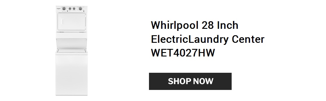 Aj Madison: Back in stock! Whirlpool 24 Inch ElectricLaundry Center ...
