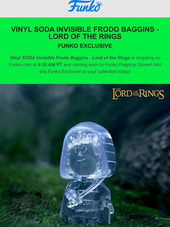 Funko: New Exclusive: Invisible Frodo Baggins | Milled