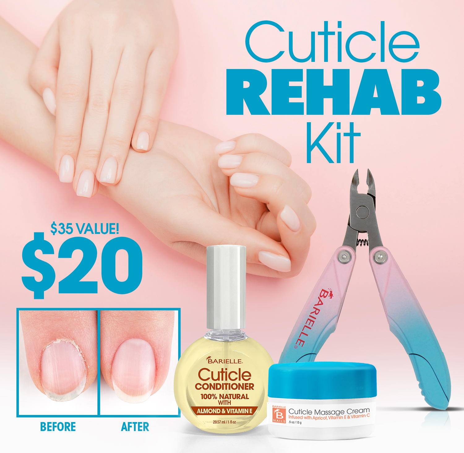 Barielle: Restore damaged, dry cuticles with our 3-piece kit for the ...