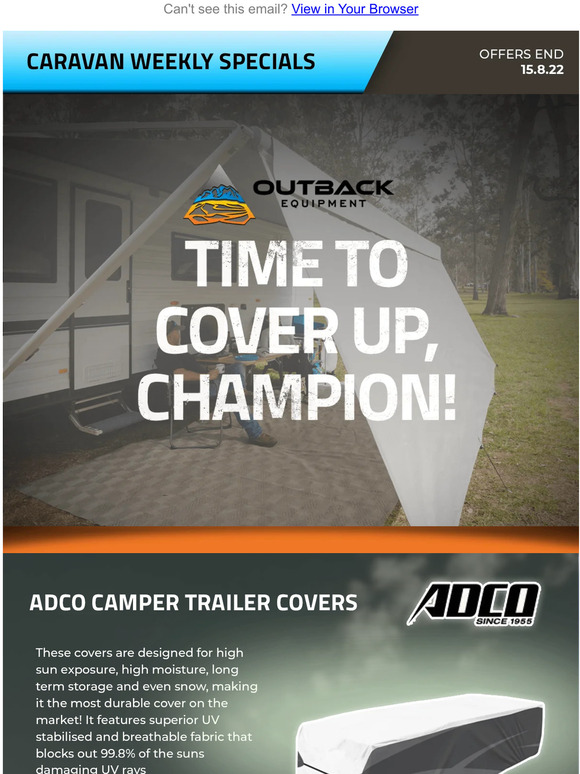 Outback Equipment: Caravan Protection: We've got you covered. 😎 | Milled