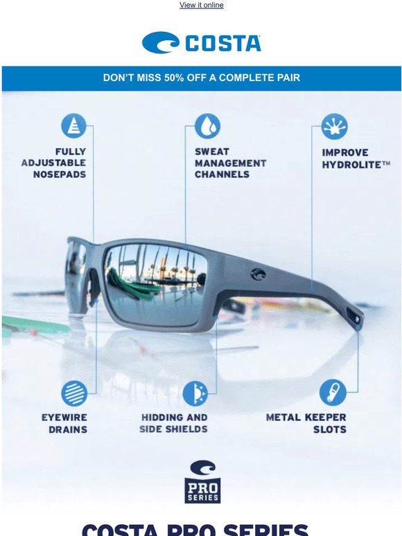 Costa Sunglasses: Catch A New Wave Of PROformance | Milled