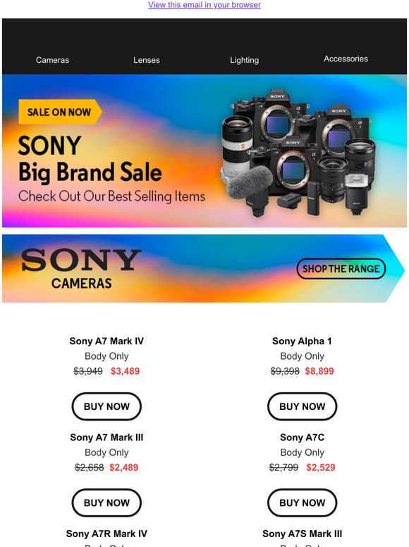 camerapro: Check Out The Best Sony Cameras & Lenses 🔥 | Milled