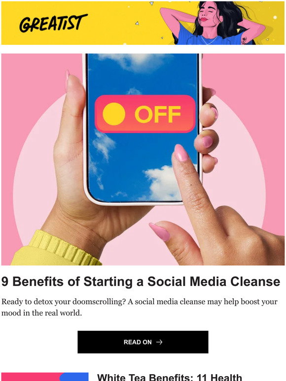 Greatist: 9 Benefits of Starting a Social Media Cleanse | Milled