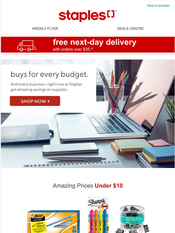 Staples: Amazing prices for every budget | Milled