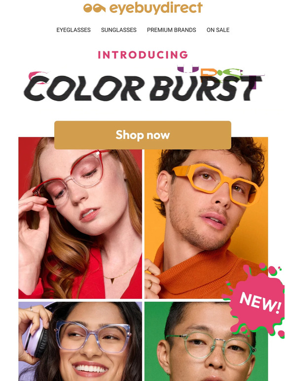 EyeBuyDirect.com: Introducing: COLOR BURST🎈👈 | Milled