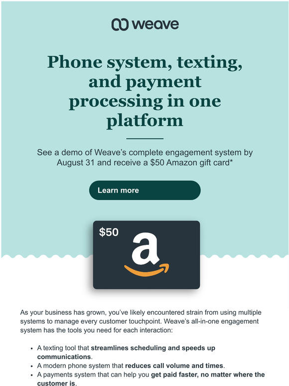 Weave: Phone system, texting, and payment processing in one platform ...