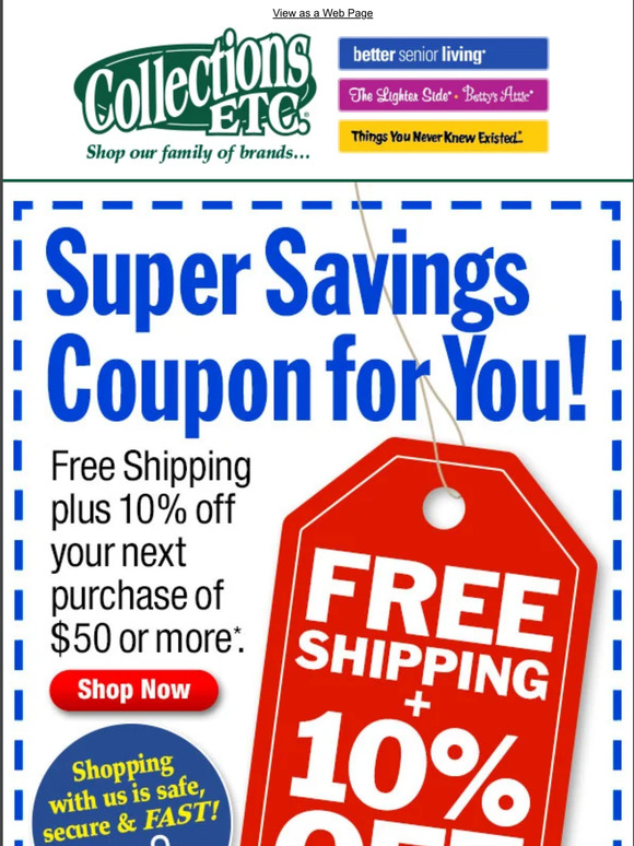 Collections Etc.: It's Official, Your New Coupon Is Here! | Milled