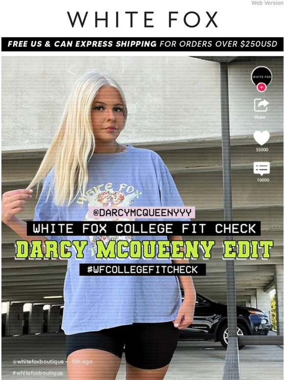 White Fox Boutique: THE DARCY MCQUEENY EDIT → | Milled